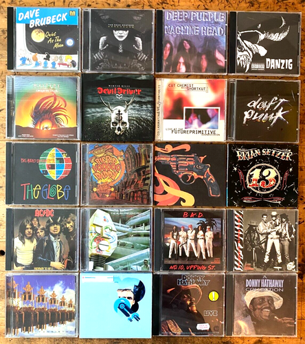 220 Rock/Pop/Hip Hop CDs - Cheap Trick, Fatboy Slim, Rush, Underworld ...