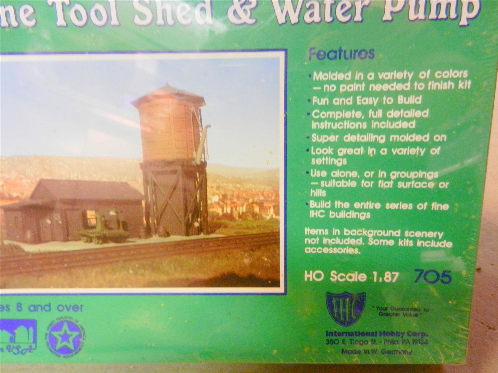 Mainline HO #705 Tool Shed & Water Pump Model Kit W. Germany 1:87 ~NIP ...