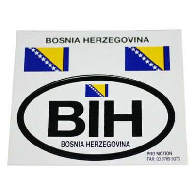 BIH Bosnia Country Code Sticker Decal Car Caravan Trailer Truck | eBay ...