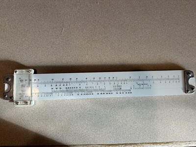 Precision Sterling Slide Rule White Slide Rule | eBay