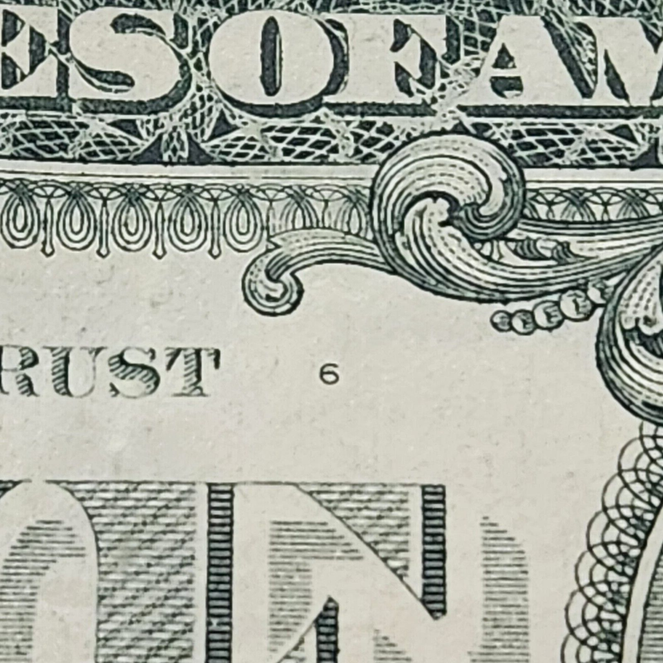 1988A $1 Web Note Dollar Bill A003369376F Low Number 5 /6 | eBay