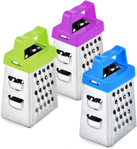 Mini Cheese Grater, 3Pcs Stainless Steel Small Box Graters for Kitchen ...