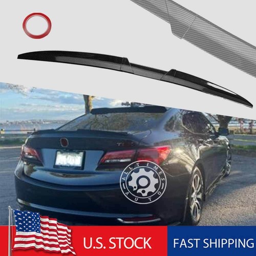 For Acura TLX ILX TL Sedan Rear Trunk Spoiler Wing Lip Tail Carbon ...
