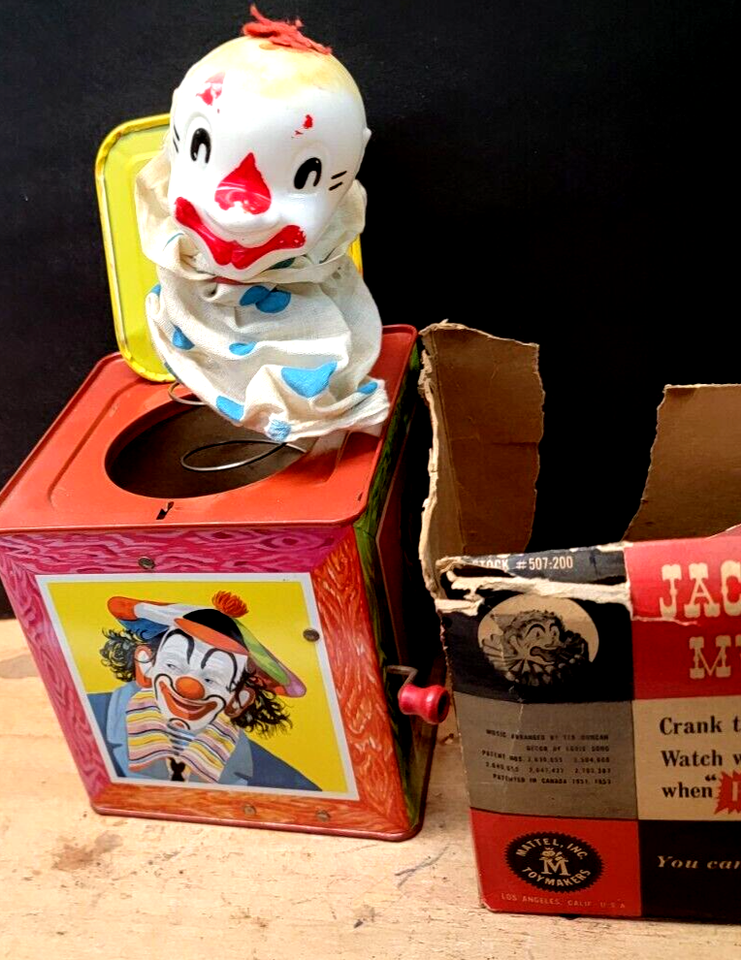 VINTAGE JACK IN THE MUSIC BOX, POP UP-NEAR FINE, PARTS ONLY | eBay