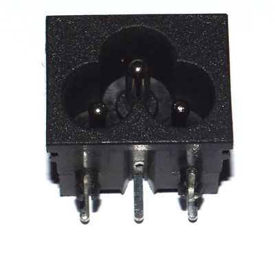 C6 CLOVER LEAF INLET SOCKET PCB MOUNTING - SOLDER TERMINALS | eBay UK