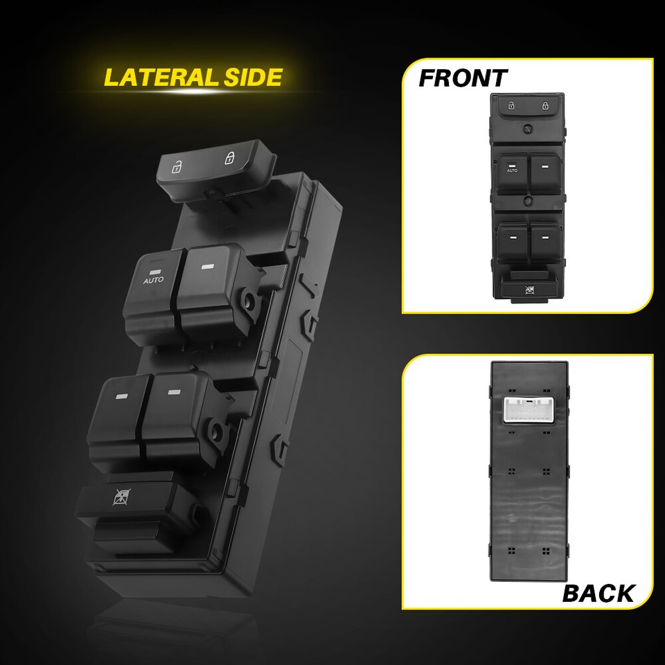 FOR 2015-19 Hyundai Sonata 93570-C1000 Power Master Window Switch ...