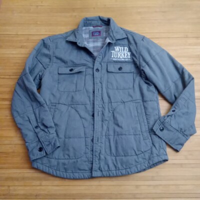 Untuckit Flannel Lined Wild Turkey Distilling Co. Whiskey Jacket Medium ...
