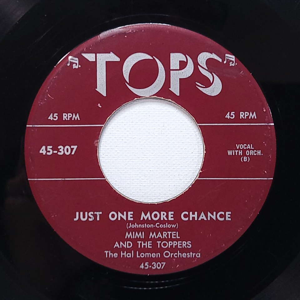 Bud Roman/Mimi Martel Vinyl 45 Domino / Just One More Chance Tops VG ...