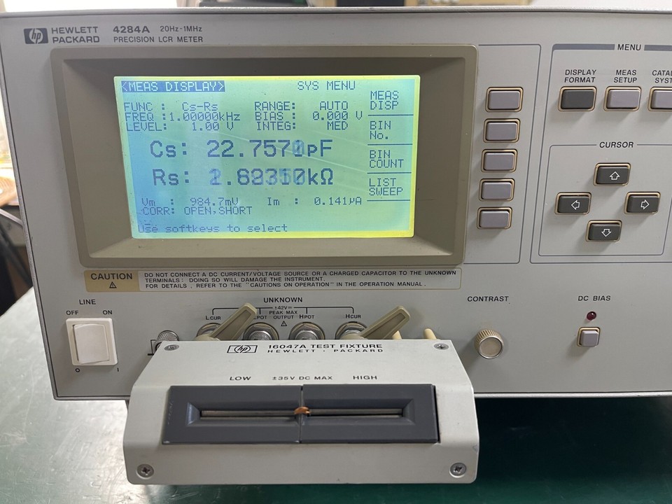 Agilent HP 4284A Precision LCR Meter 20Hz - 1MHz _ 3114 | eBay