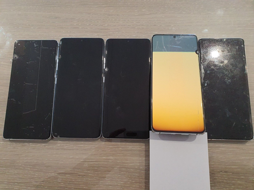 5pcs Samsung Galaxy S21 Ultra SM-S908 silver LCD Display *Faulty ...