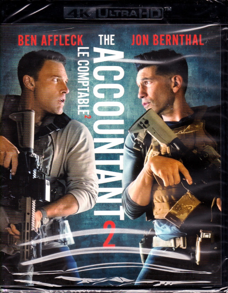THE ACCOUNTANT 2 4K ULTRA HD SET with Ben Affleck & Jon Bernthal & J. K ...