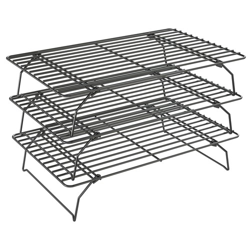 3 Tier Stackable Cooling Rack for Batch Cooling Cookie, Pizza, Cake-15. ...