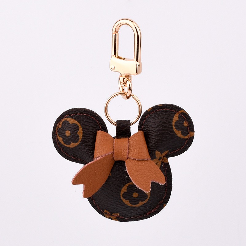 Cute Luxry Leather Keychain Gift - For Handbag, Purse, Backpack, Car ...