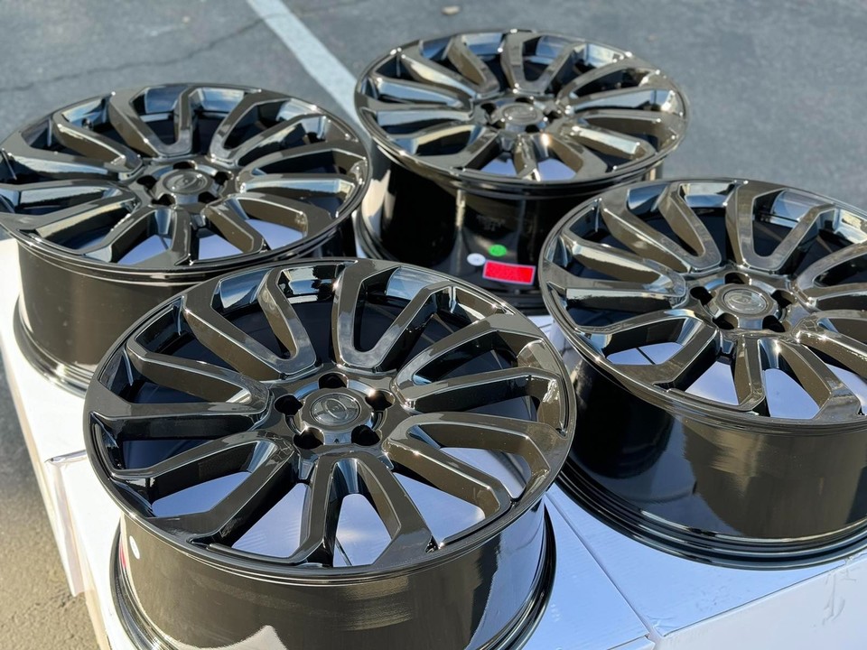 22" wheels rims Gloss Black Range Rover Autobiography HSE Sport Land ...