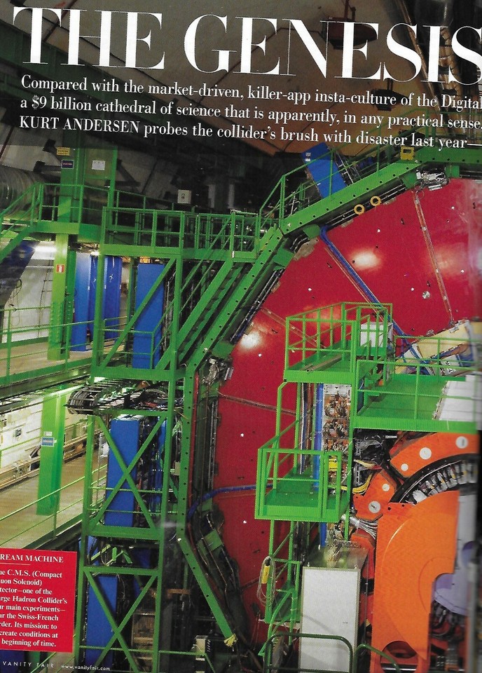 Vanity Fair Magazine Meryl Streep Goldman Sachs Elvis Large Hadron ...