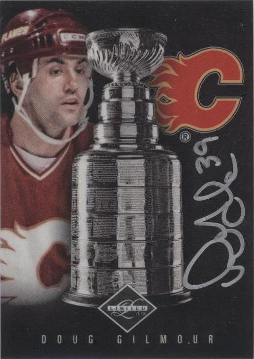2011-12 Limited - Stanley Cup Winners Doug Gilmour #DG Signatures /99 ...