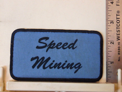 Vintage patch Speed Mining VG West Virginia WV? | eBay
