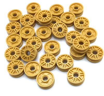 LEGO PEARL GOLD WHEEL PIECES TREAD HUB PARTS | eBay