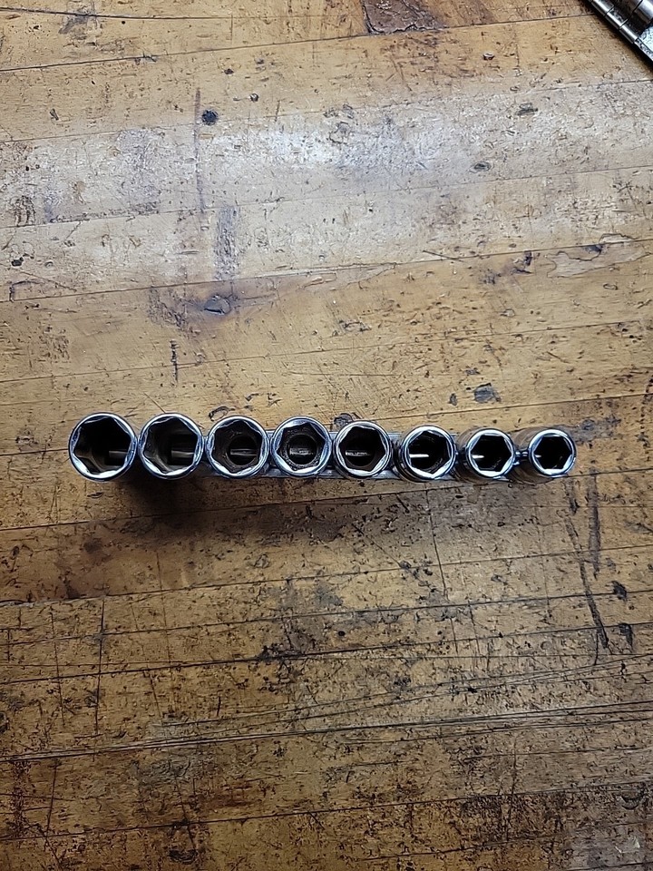 Snap On Tools 1/2" Drive TWM19-TWM12 19mm-12mm Shallow Socket Set | eBay