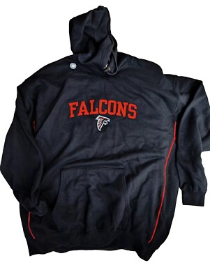 Atlanta Falcons - NFL - Black Hooded Sweatshirt - 2XL | eBay
