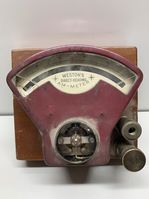 Panel Meters - Antique Weston