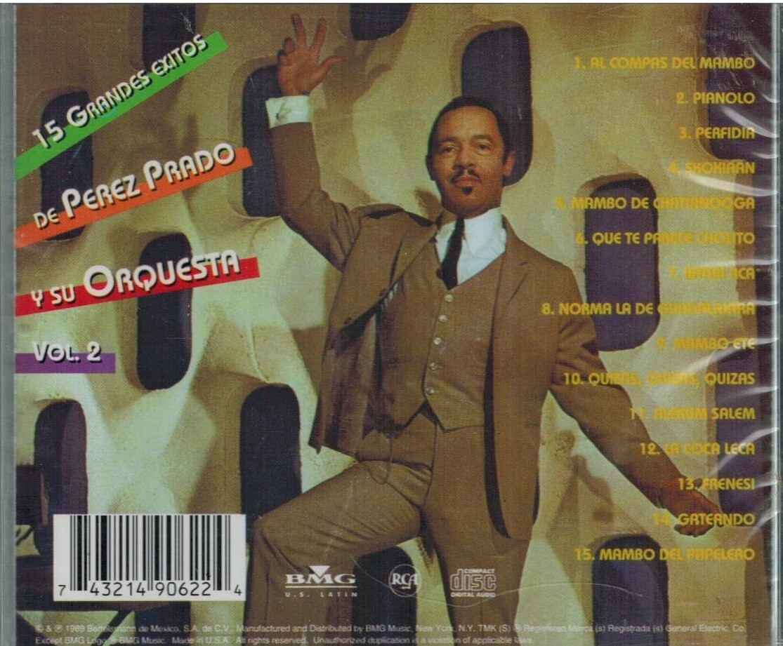 15 Grandes Exitos de Perez Prado y Su Orquesta, Vol. 2 by Pérez Prado ...