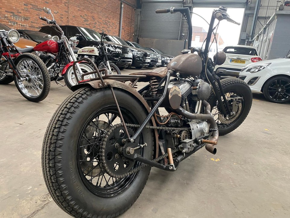 Harley-Davidson 883 CUSTOM BOBBER HARDTAIL STUNNING BIKE | eBay UK
