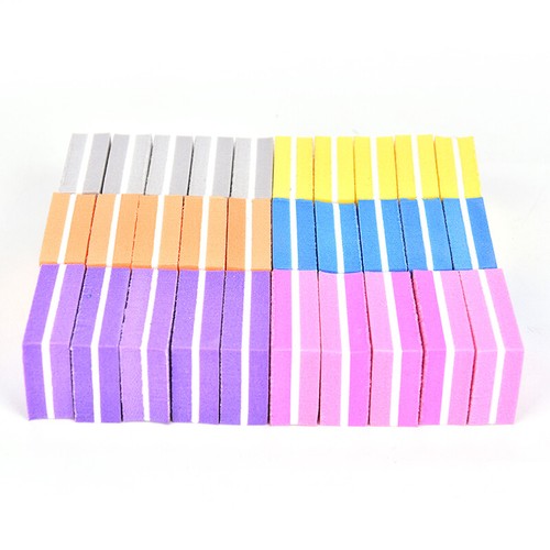 20pcs Square Nail Sanding Sponge Buffers File Grinding Polishing ...