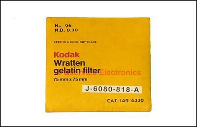 NEW Sony J-6080-818-A Kodak ND FILTER,0.3 ( Service Jig ) | eBay