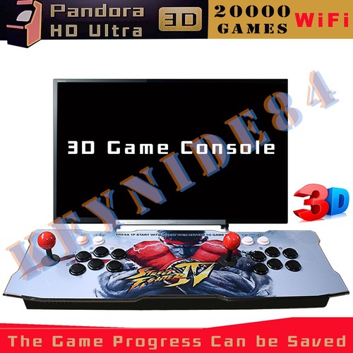 Pandora Box Arcade Console Double Sticks 20000 Games 3D WiFi Retro ...