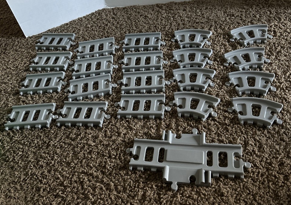 Vtg Little Tikes Peak Road & Rail Set Green Mountain Train Track ...