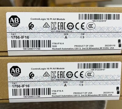 New AB 1756-IF16 SER A ControlLogix 16 Pt Input Module 1756IF16 1pcs ...