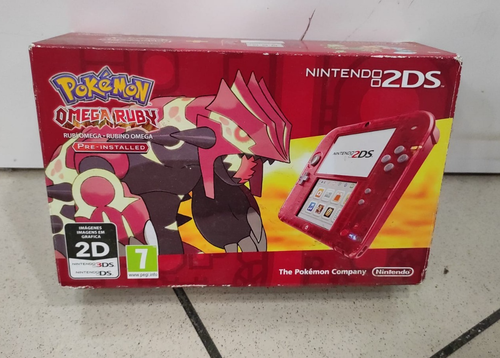 Box Only Nintendo 2DS Pokemon Omega Ruby Transparent Red (SOLO SCATOLA ...