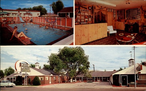 Wood Motel East End Nevada vintage postcard y381 | eBay