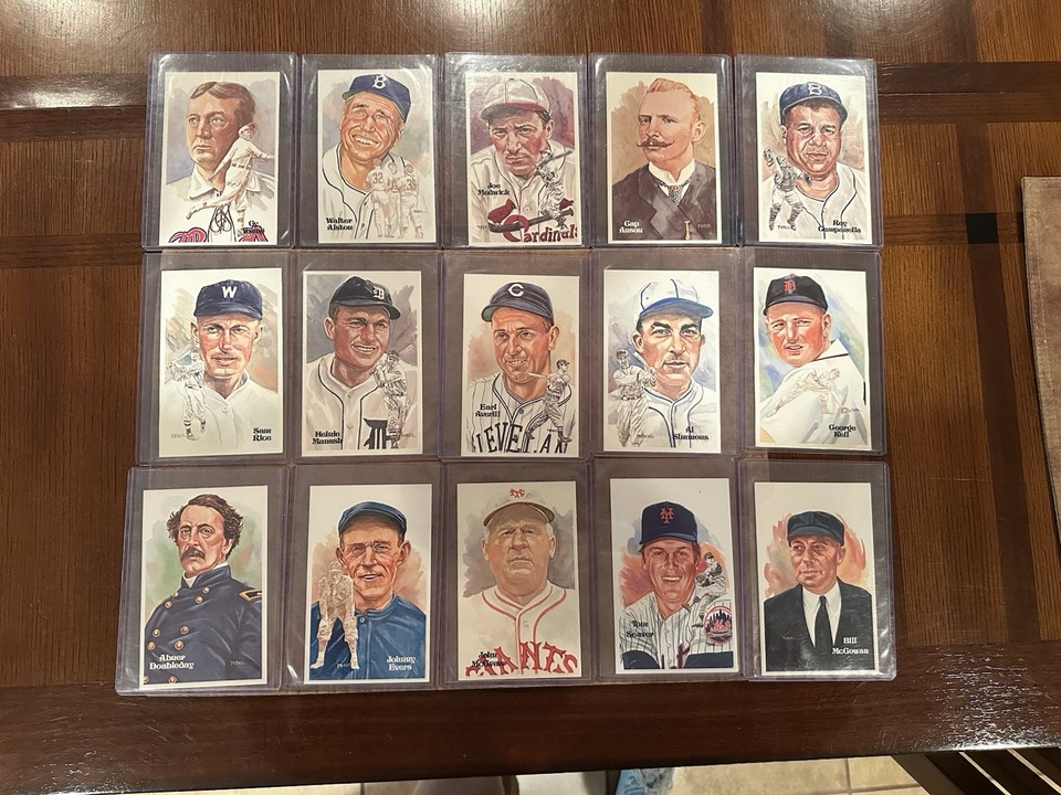 Perez-Steele HOF Postcards Lot Signed & Unsigned Baseball Hall of Fame ...