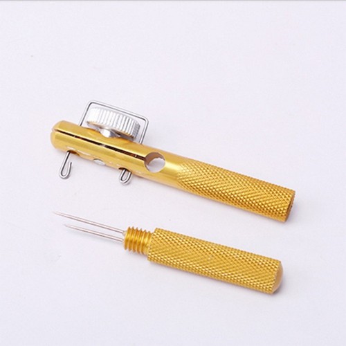2 PCS Fishing Line String Knotter Metal Hook Tie Fly Tying Tool Fast ...