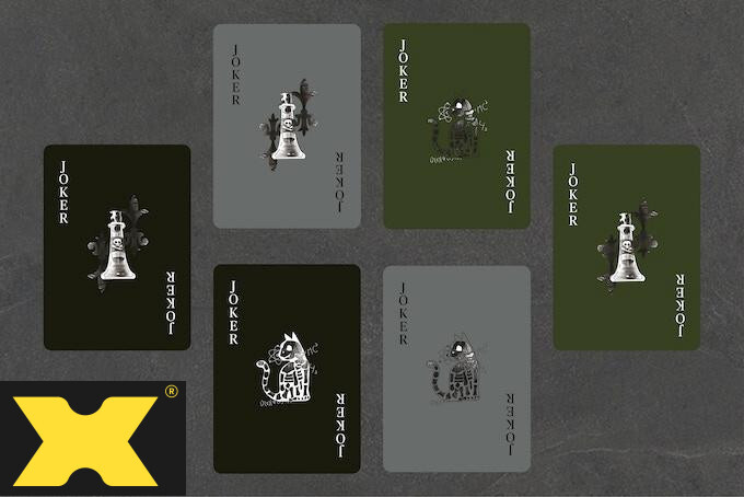 Schrodinger's Cat (Alive Green Edition) Playing Cards by Overhand.card ...