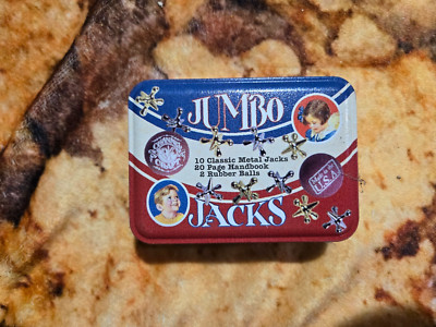 Jumbo Jacks Classic Game With Jacks Balls and Instructions Made in USA ...