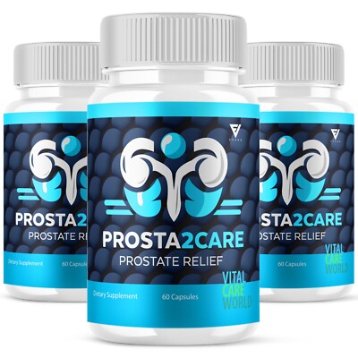 (3 Pack) Prosta2Care Capsules Prosta Care Prostate Support (180 ...