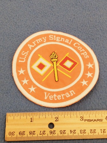 UNITED STATES ARMY SIGNAL CORPS VETERAN PATCH - MINT - 4 INCH | eBay