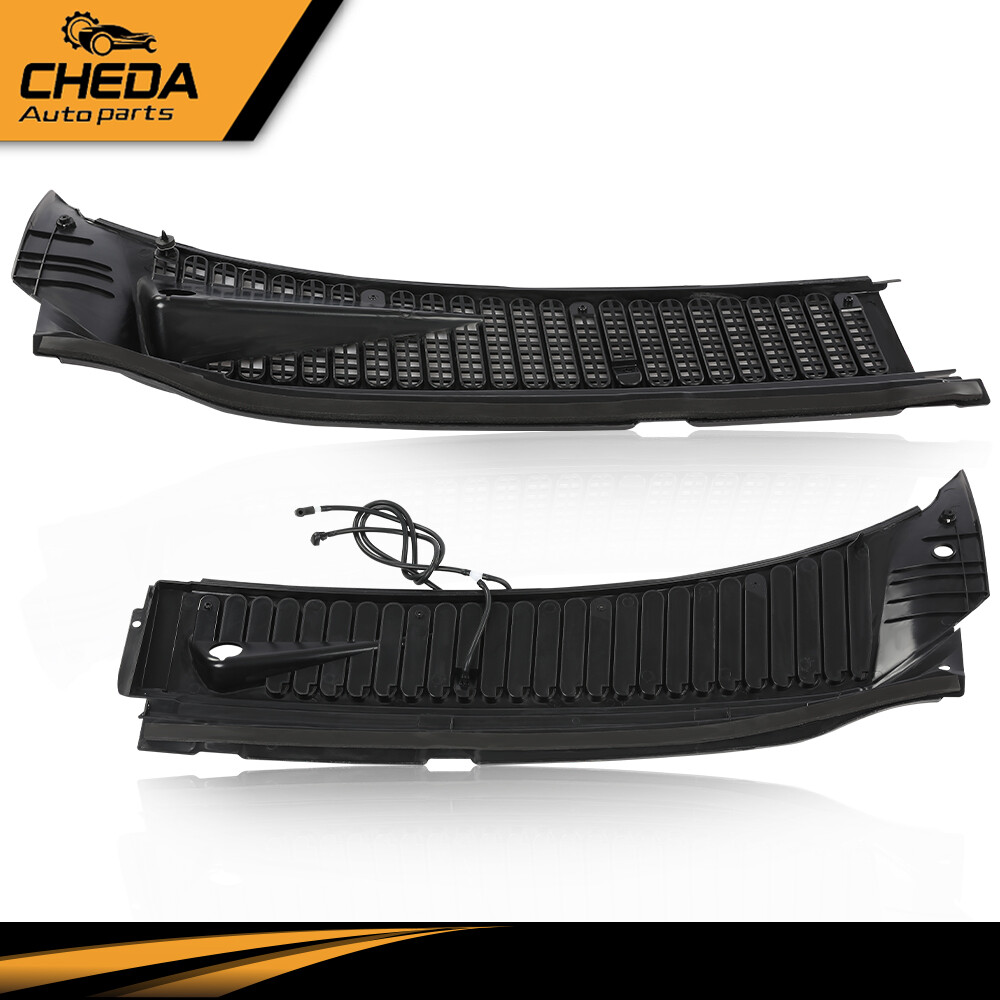 2Pc Windshield Wiper Vent Cowl Screen Cover Grille Panel Fit For 99-07 ...