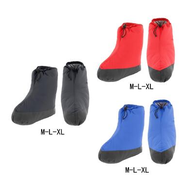 Duck Down Booties Water-Resistant Winter with Storage Bag Socks ...
