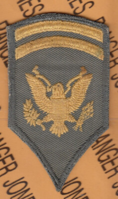 US Army WAC Specialist Sixth Class Spec-6 E-6 Class A ~3" patch single ...