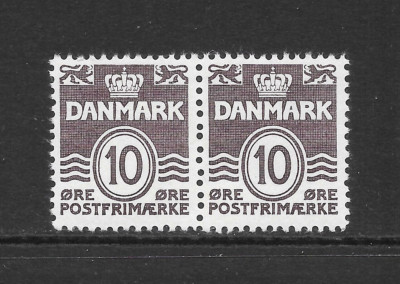 DENMARK SCOTT 229 MNH VF PAIR (B) - 1937 10o LIGHT BROWN ISSUE | eBay
