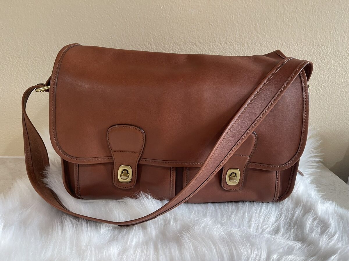 COACH VINTAGE FIELD MESSENGER BAG PURSE LEATHER Crossbody COACH VINTAGE FIELD MESSENGER BAG PURSE LEATHER Crossbody