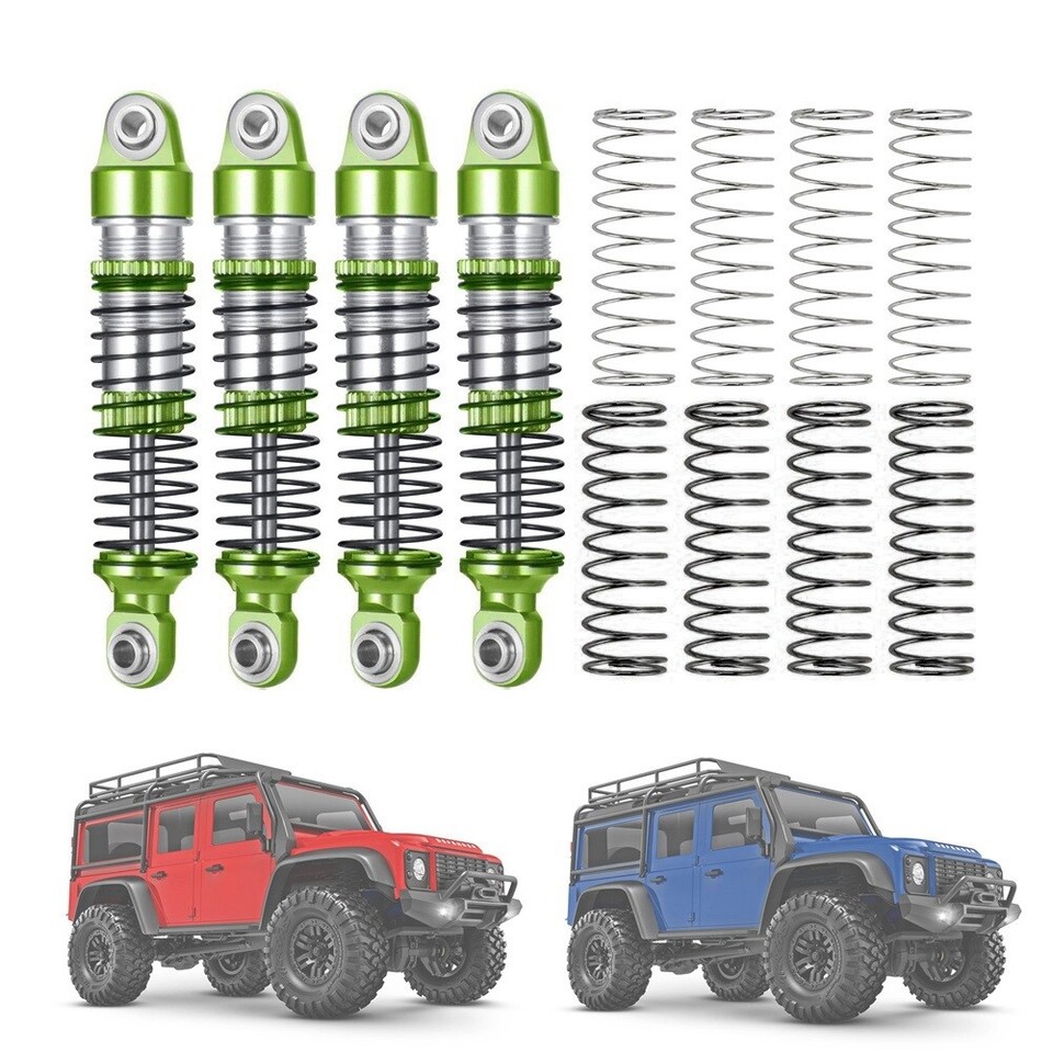 4X(4 StüCk Metall-ÖL-StoßDäMpfer-DäMpfer für TRX4M -4M 1/18 RC Crawler ...