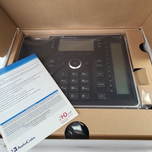 AudioCodes 440HD IP Phone Ggwv00610 Base Unit Only Sc6398254 for sale ...