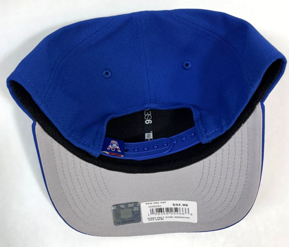 New England Patriots NFL NE Retro Stretch-Snap Snapback Hat~Blue | eBay