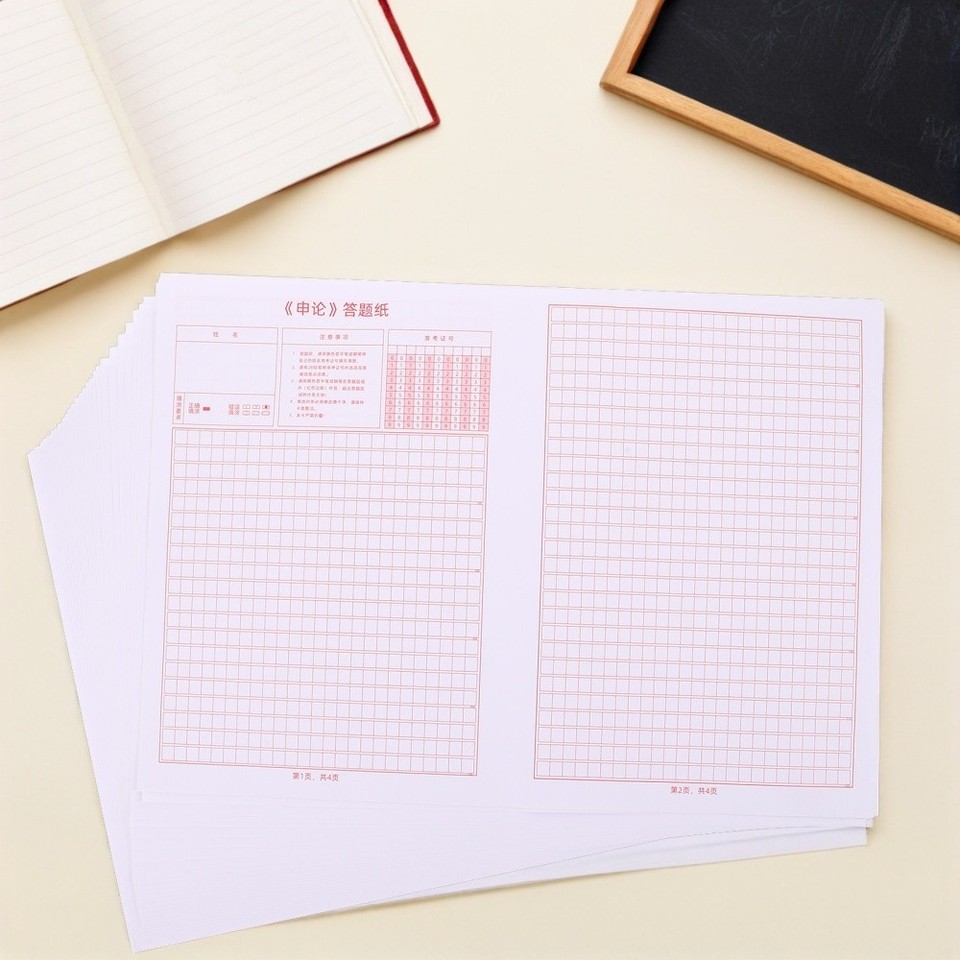 100 Pcs Administrative Test Answer Card for Practice Civil Service Exam ...