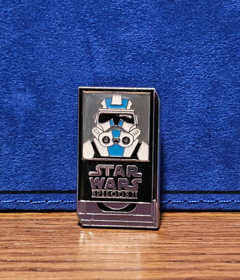Disney Loungefly Star Wars VHS Tape Blind Box Pin - Episode II Clone ...